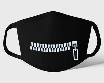 Zipper Face Mask | Etsy