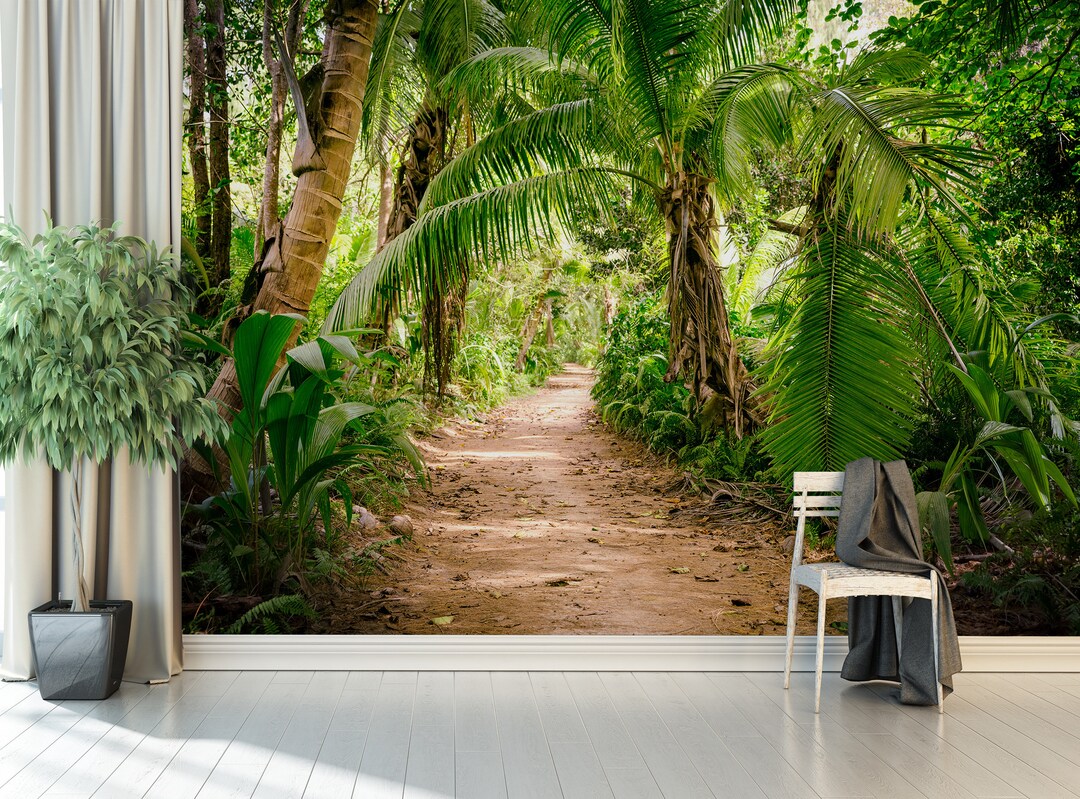 Tropical Jungle Wallpaper Peel and Stick Self Adhesive Wallpaper Mural ...