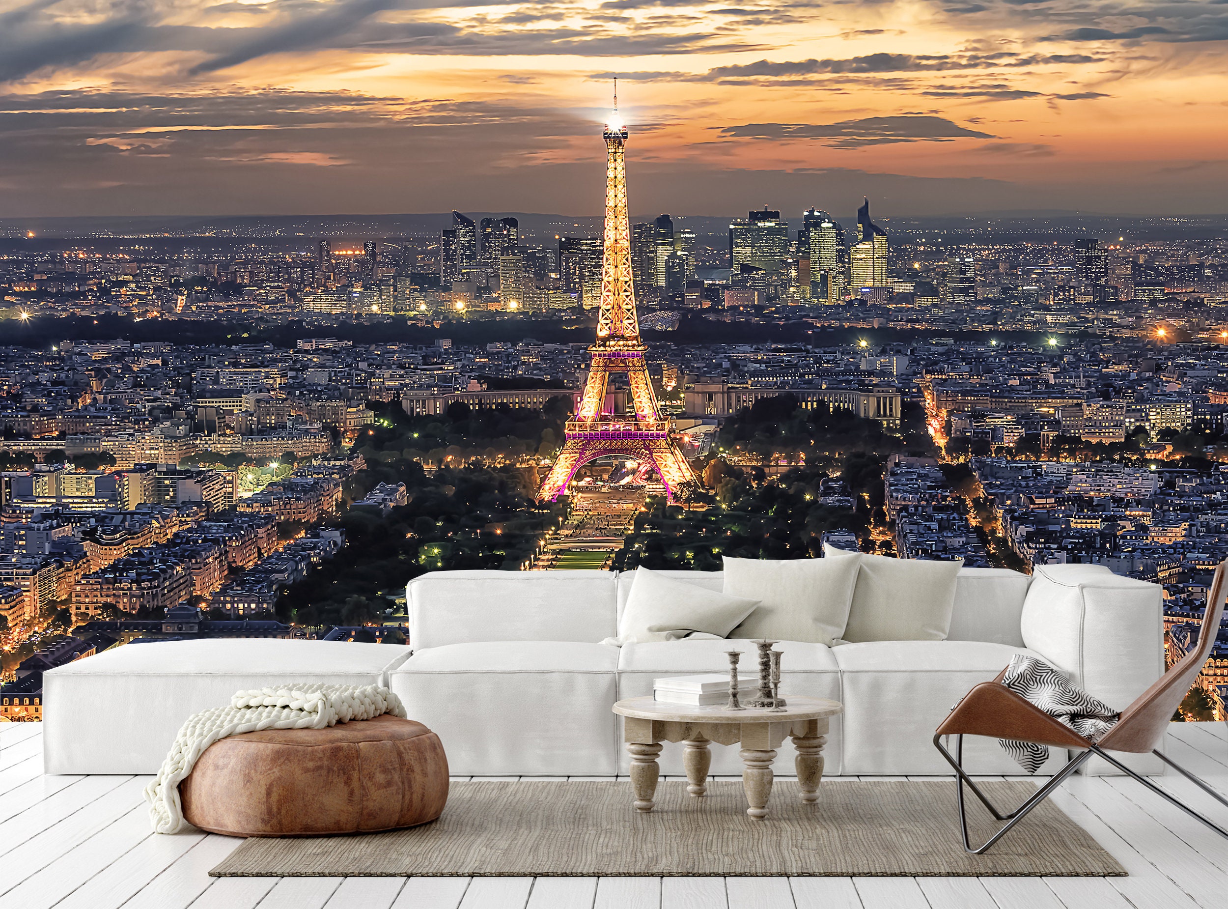 Paris Wallpaper Paris Mural Paris Wall Mural Eifel Tower - Etsy Canada