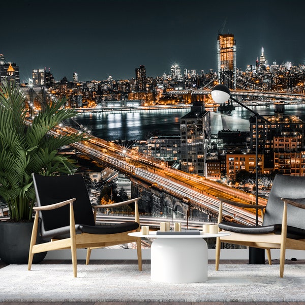 Skyscraper Wallpaper New York - Etsy