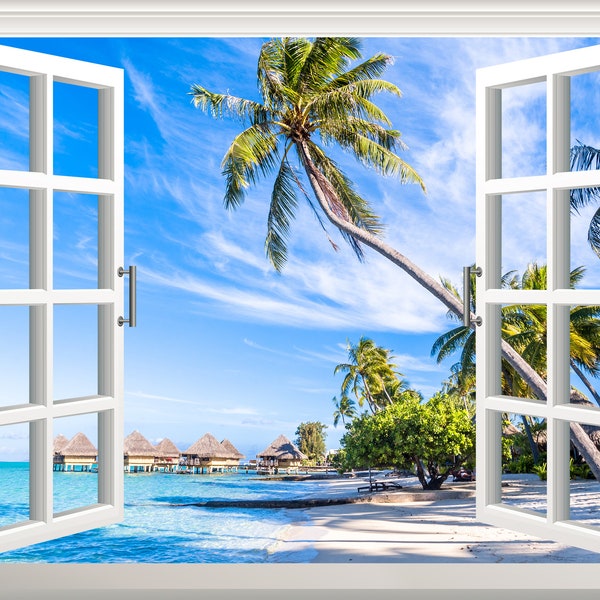 Fake Window 3d Mural - Etsy