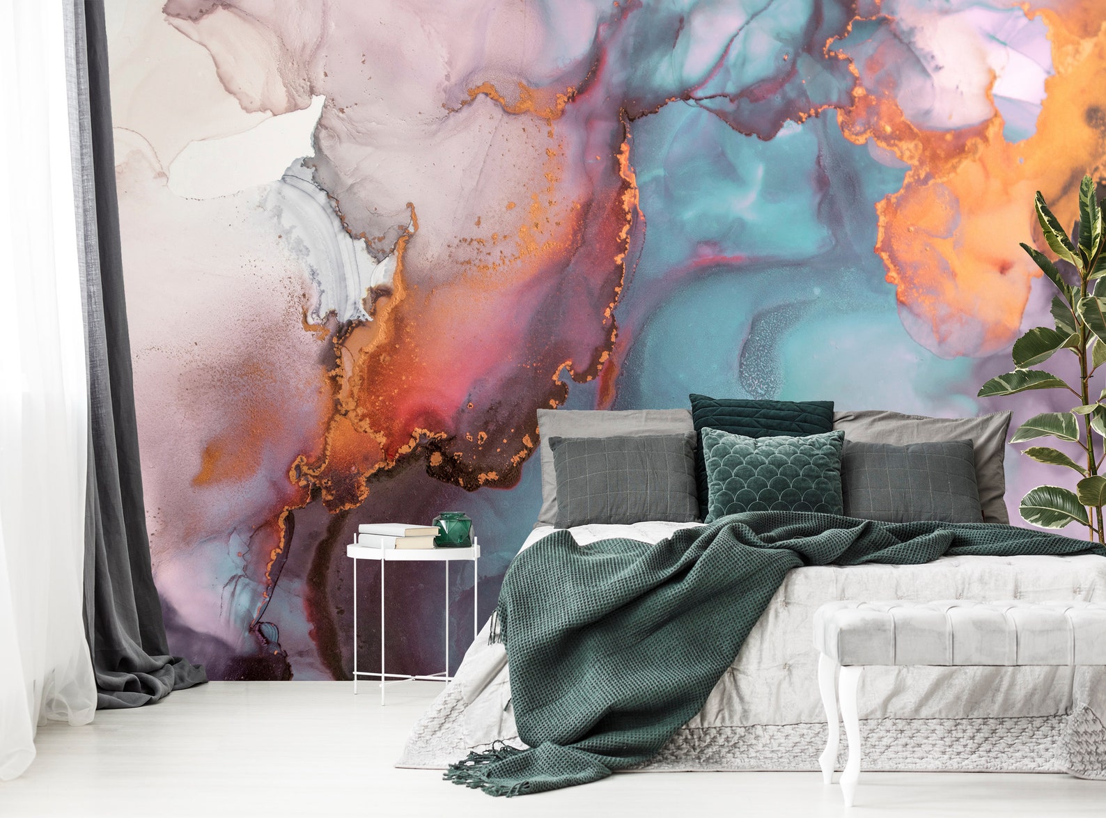 Marble Wallpaper Marble Wall Mural Marble Texture Photo - Etsy