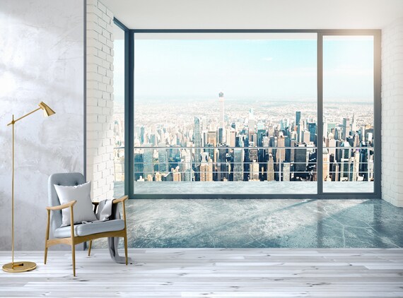 Office Window View Wallpaper