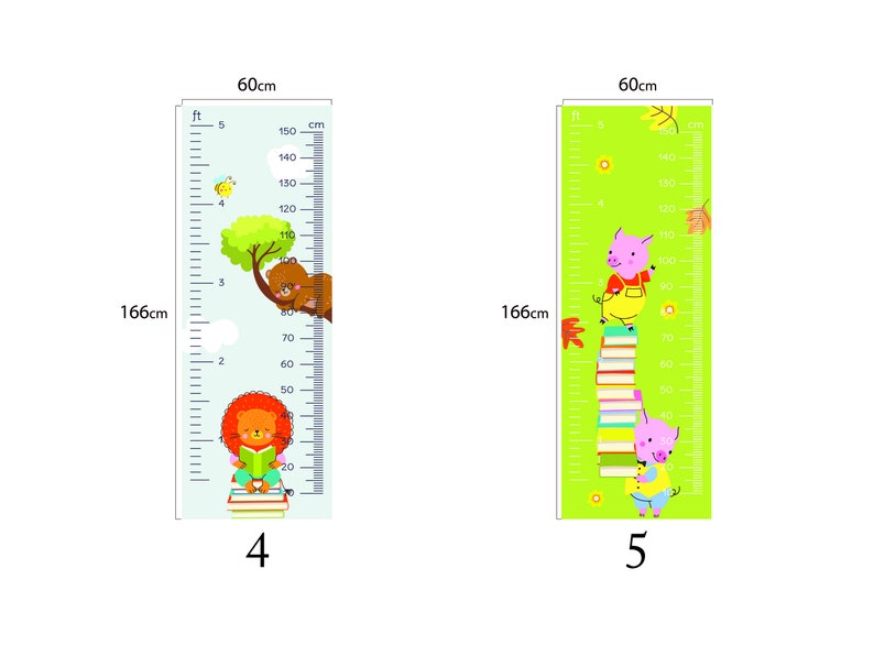 Tabla de altura para niños Regla de medición de altura - Etsy México