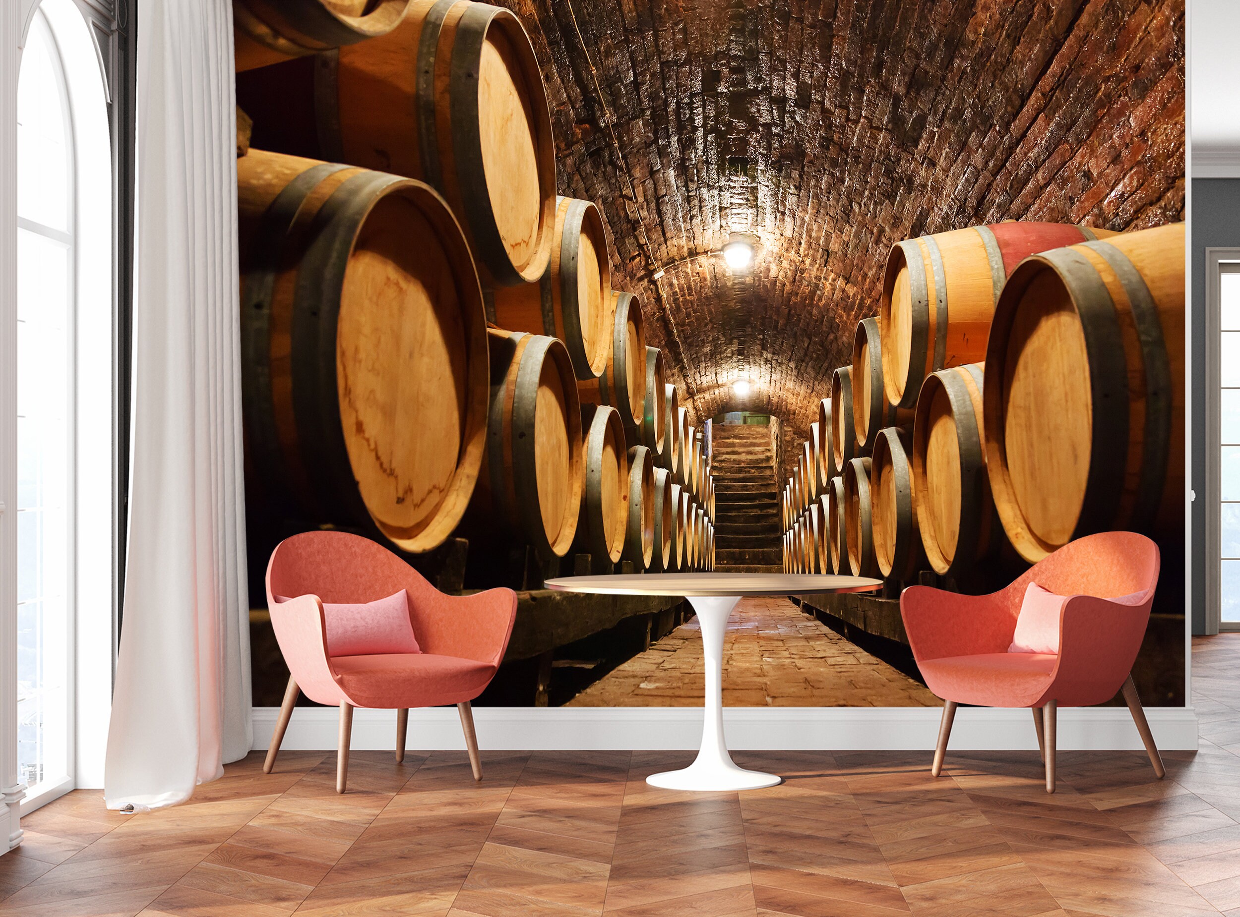 Peel and Stick Self Adhesive Wine Cell Mural Cellar Wallpaper - Etsy UK