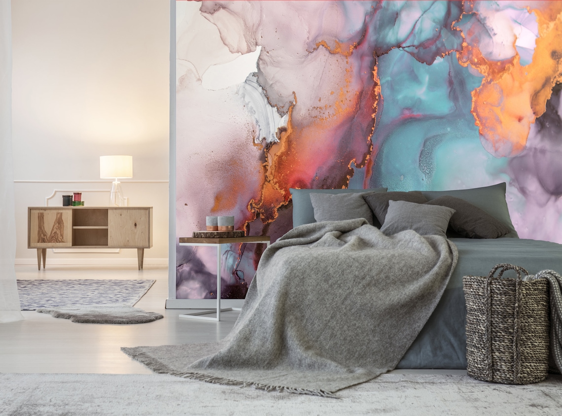 Marble Wallpaper Marble Wall Mural Marble Texture Photo | Etsy