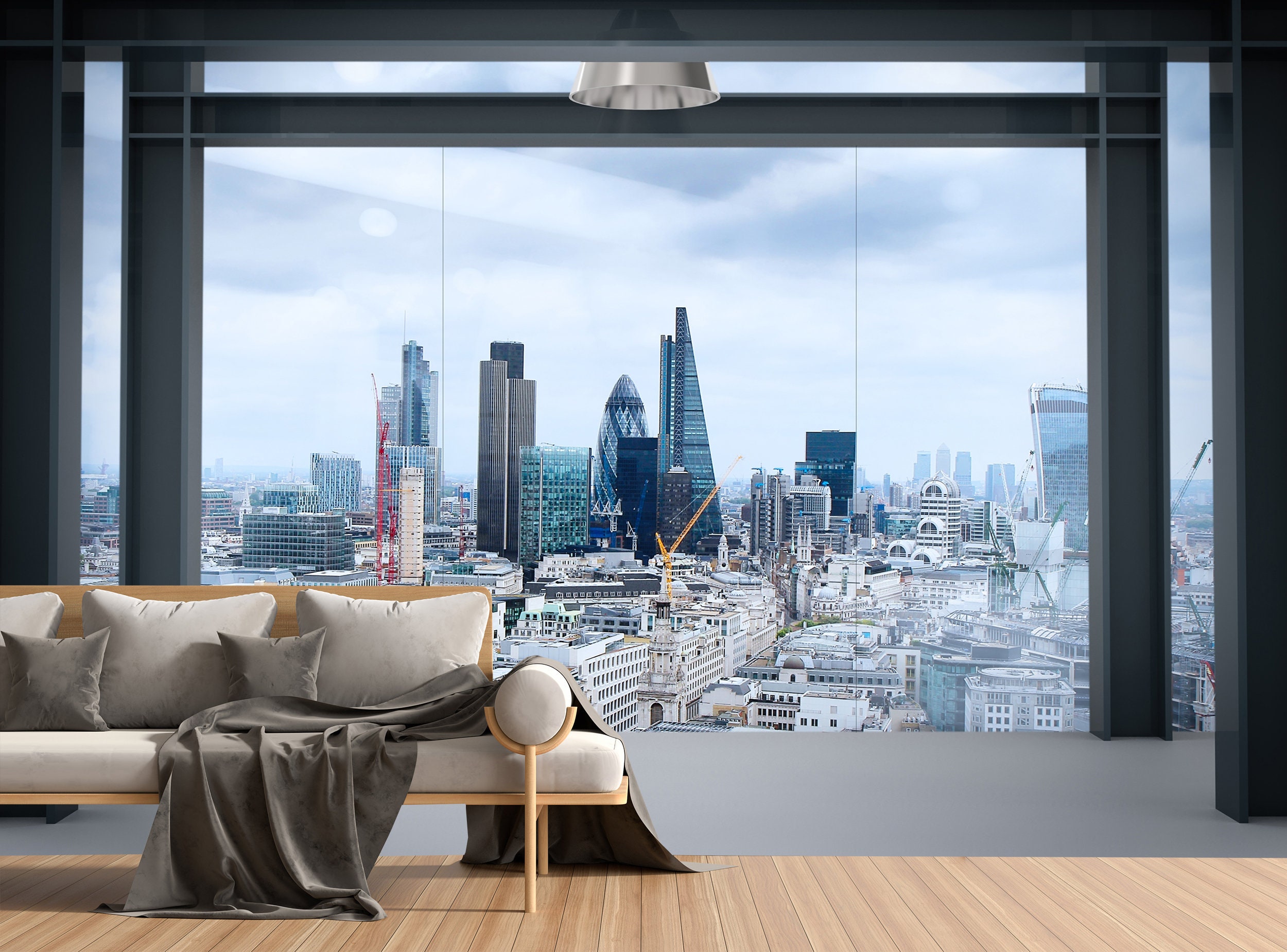 Office Window View Wallpaper