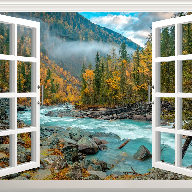 Fake Window Art - Etsy