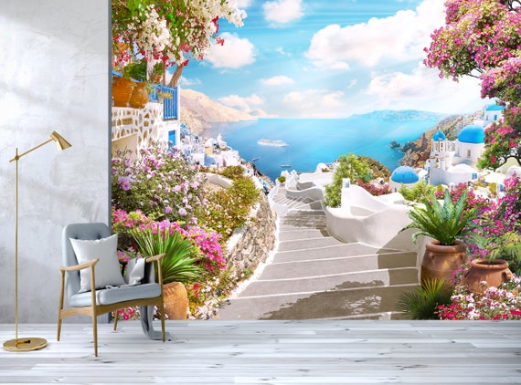 Sea View WALL MURAL Ocean Wallpaper Mural Large Photo - Etsy