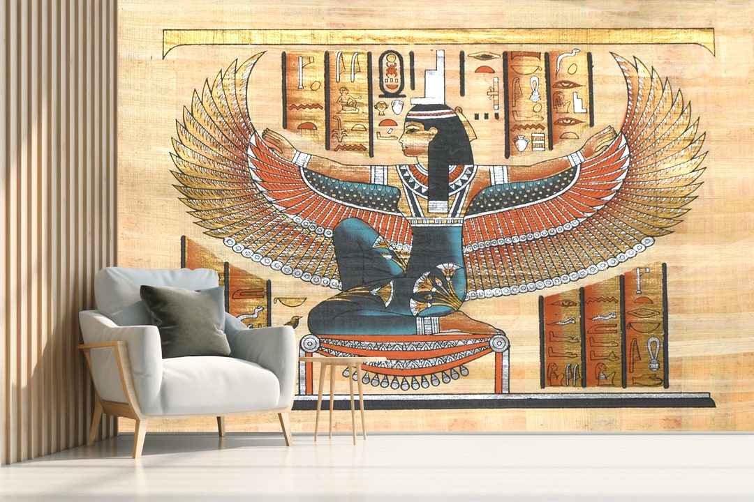 Papyrus WALL Mural,egypt Wallpaper Mural, Large Photo Wallpaper, Self ...