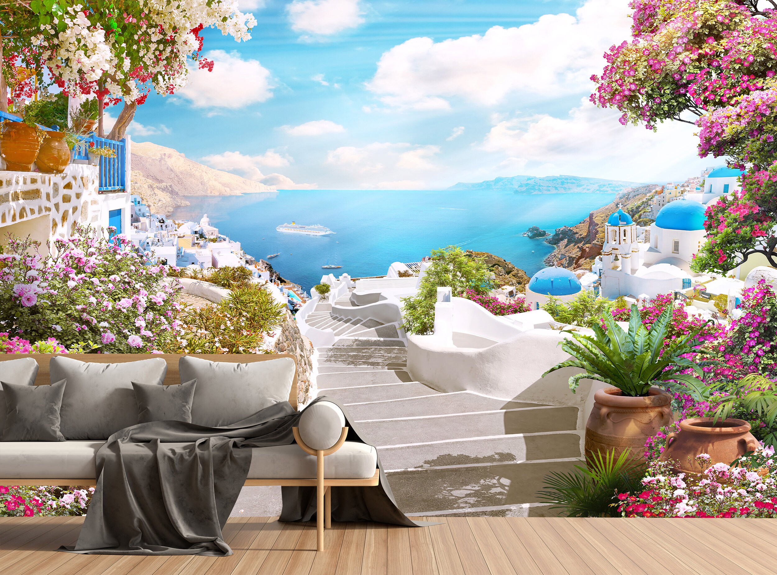 Sea View WALL MURAL Ocean Wallpaper Mural Large Photo - Etsy UK