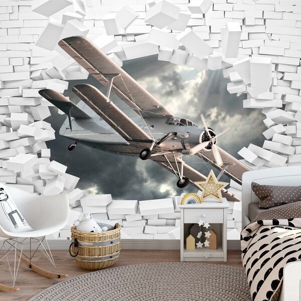 Plane Wallpaper - Etsy