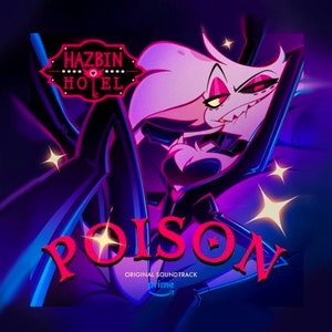 Poison Album Cover Angel Hazbin Hotel Badges - Etsy