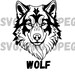 Wolf Outline SVG, Wolf, Wolf Svg, Wolf Clipart, Wolf Files for Cricut ...