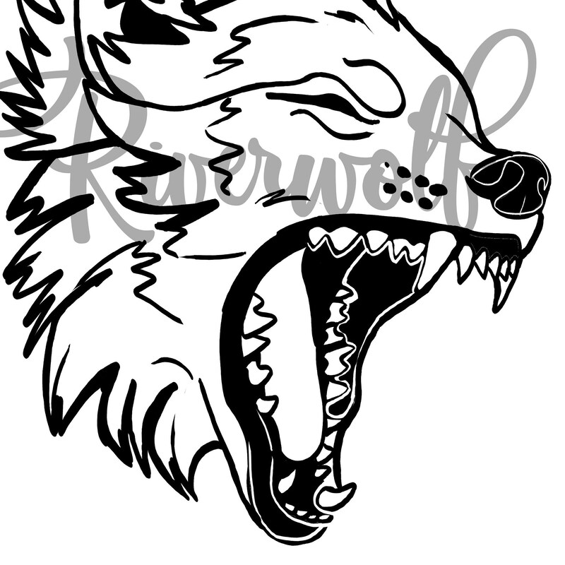 Wolf Ripping Shirt - Etsy