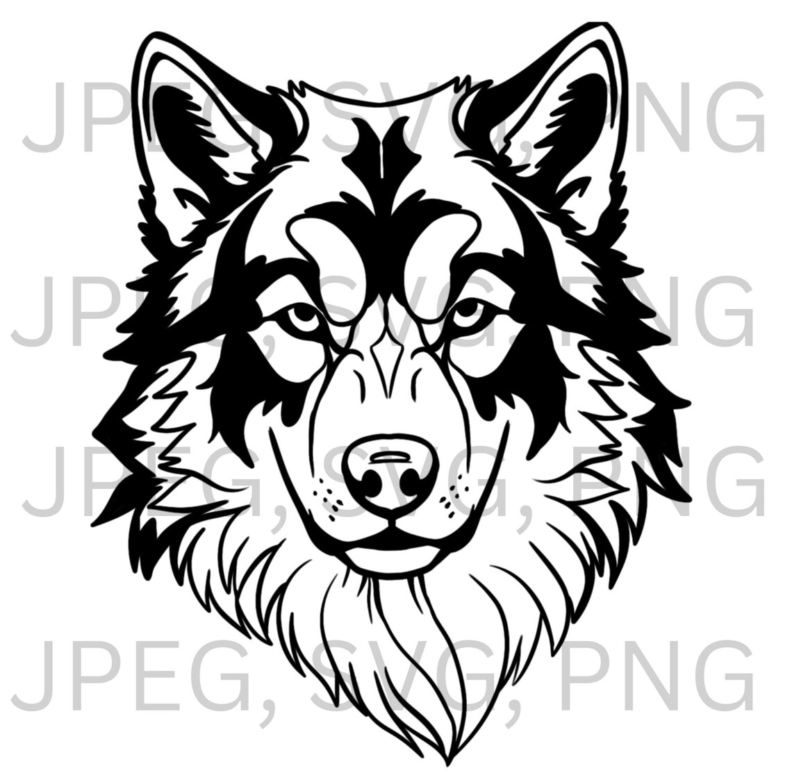 Wolf Outline SVG, Wolf, Wolf Svg, Wolf Clipart, Wolf Files for Cricut, Wolf Png, Wolf - Etsy