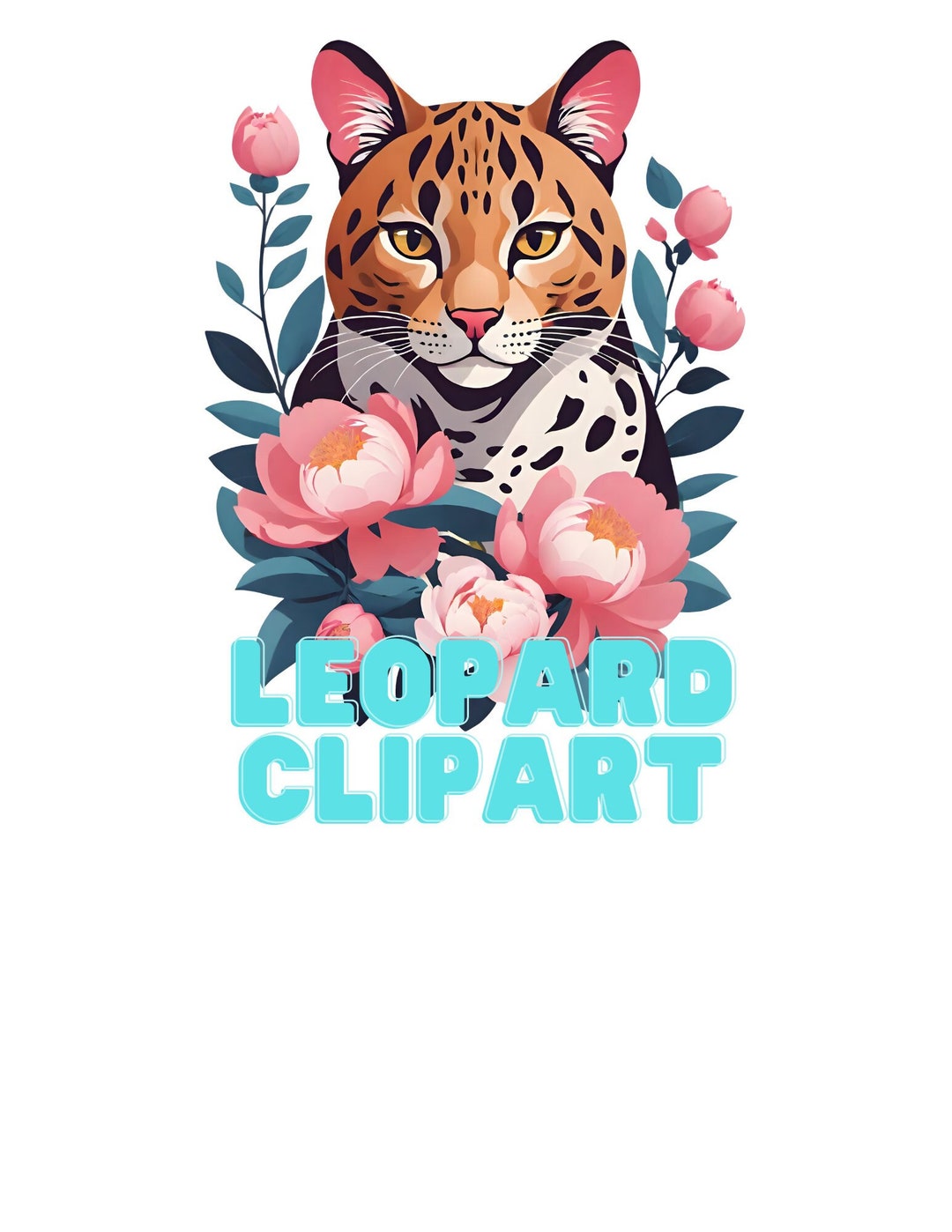 Leopard Png, Leopard Clipart, Leopard Cat, Bengal Cat Clipart, Digital ...