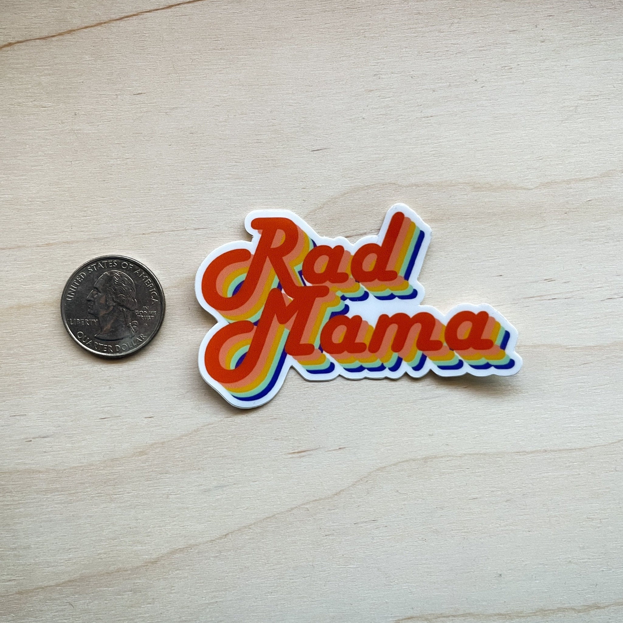 RAD MAMA Sticker Yeti, Windows, Laptop, Tumblers - Etsy
