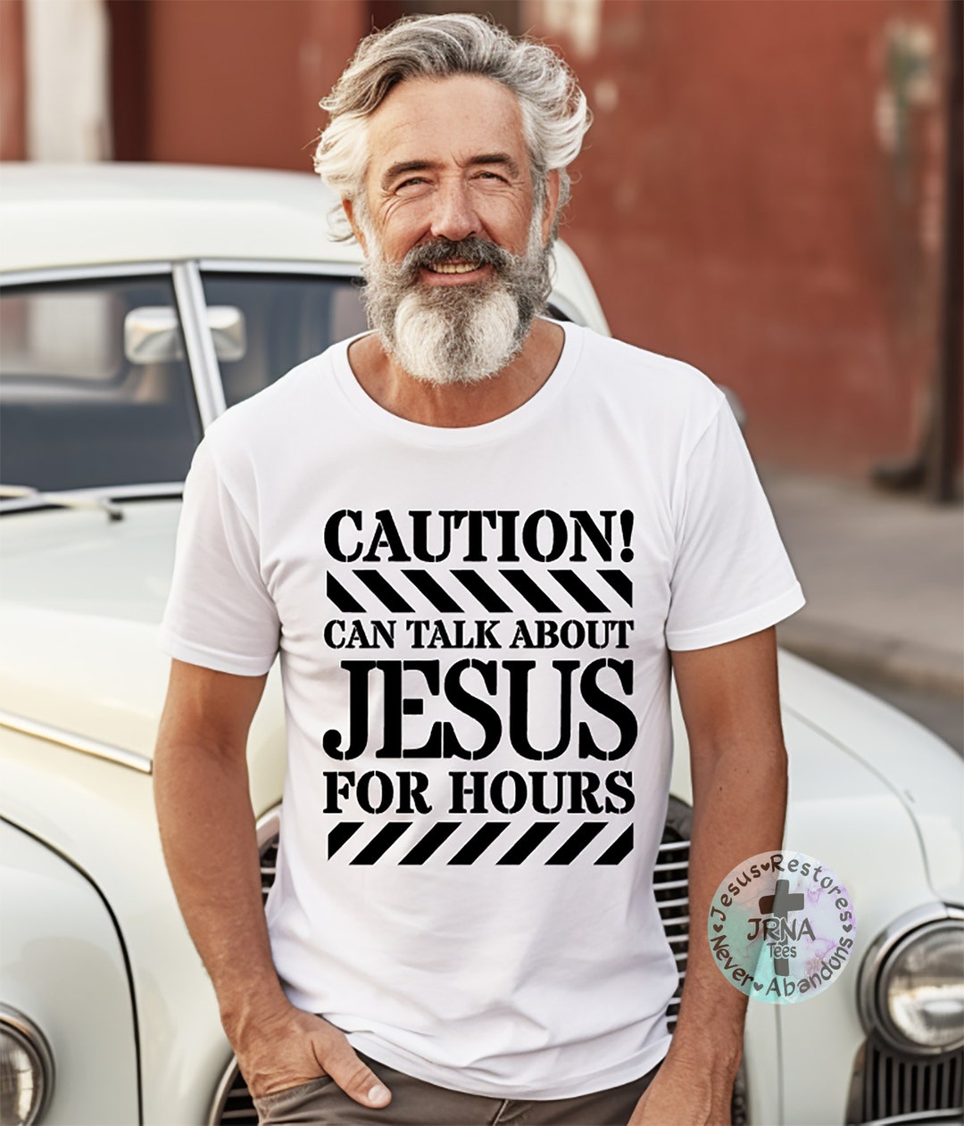 Caution Jesus T-shirt: Christian Apparel, Pastor Gift - Etsy