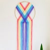 Transgender Pride Macramé Wall Hanging, Trans Pride Flag, Pride Decor ...