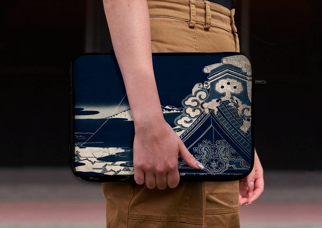 Hokusai Laptop Sleeve 13 Inch Carrying Bag Japan Laptop Sleeve Lake 15 ...