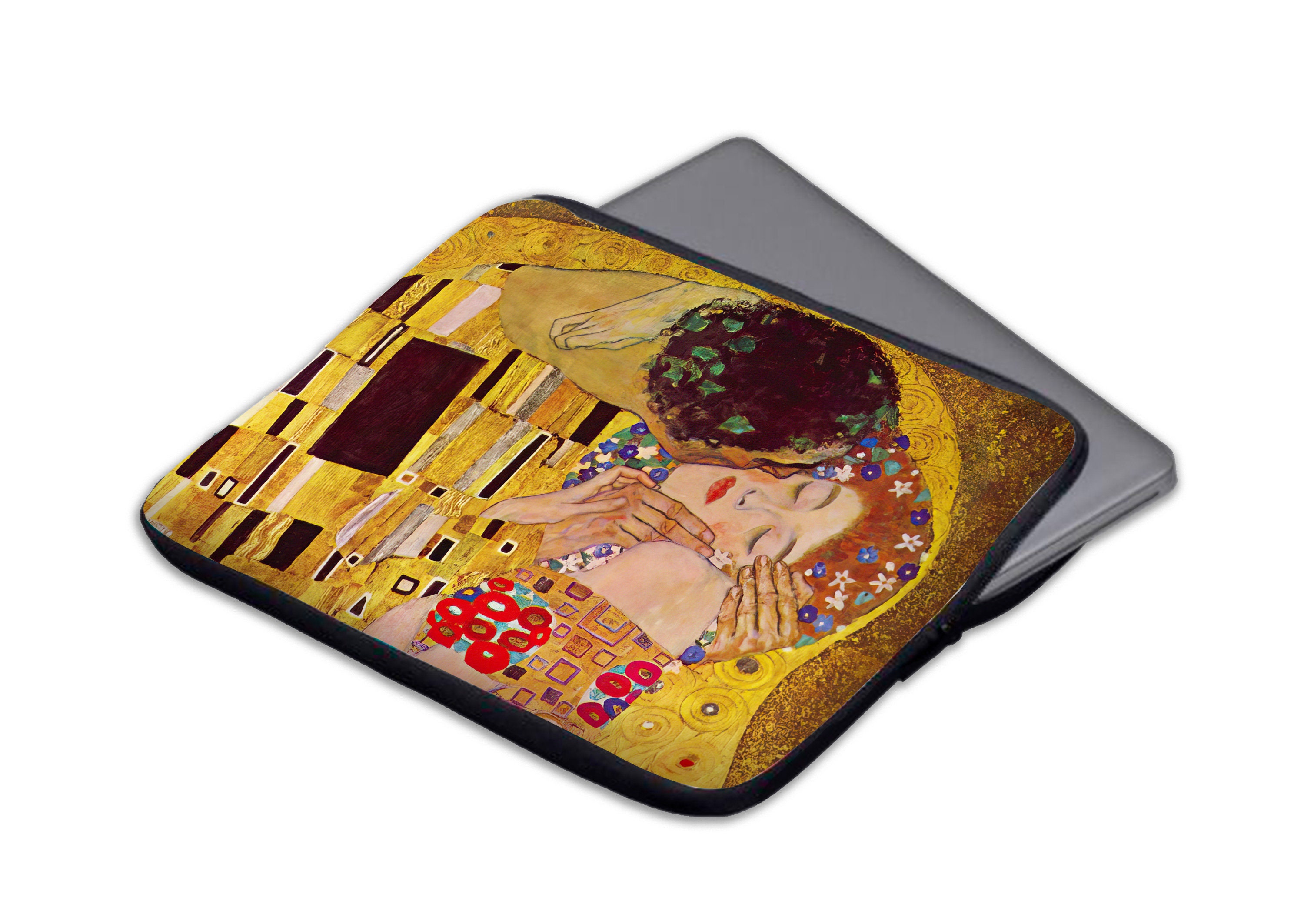 The Kiss Laptop Sleeve 13 Inch Laptop Sleeve Gustav Klimt - Etsy