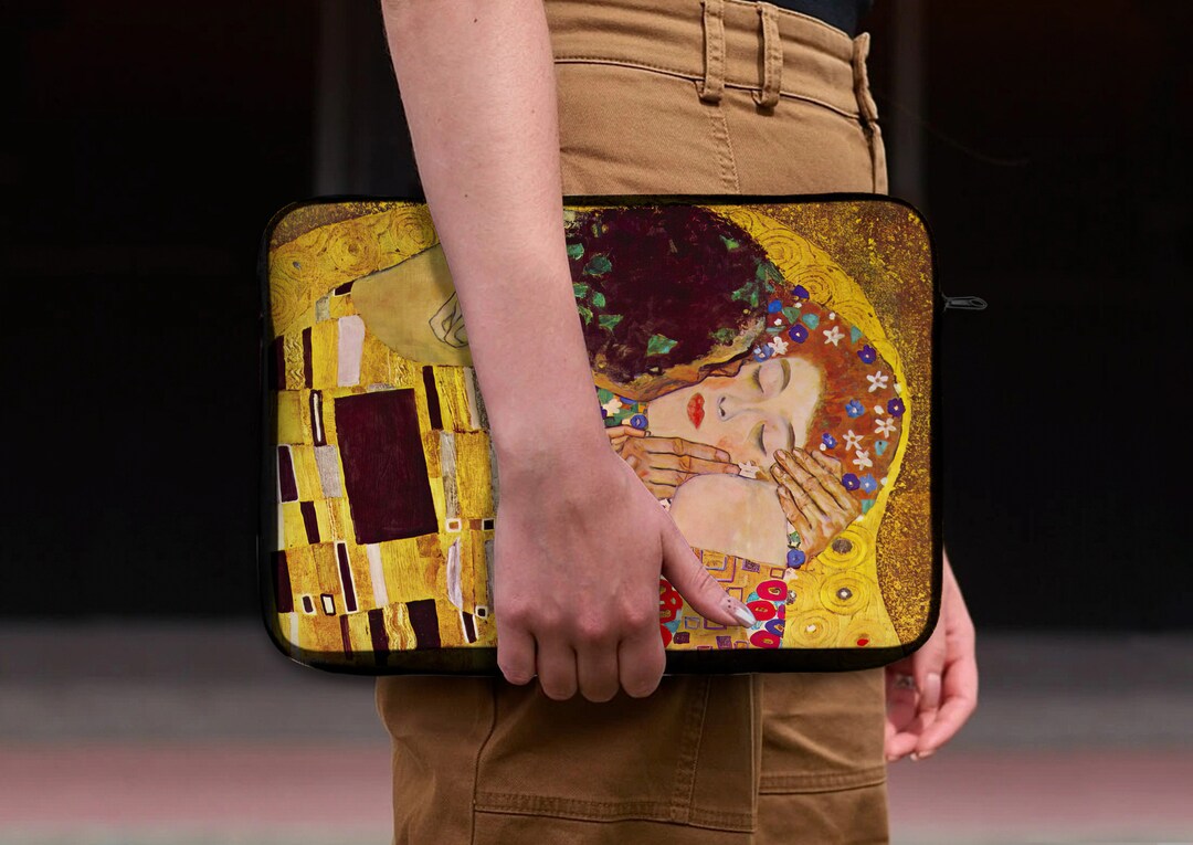 The Kiss Laptop Sleeve 13 Inch Laptop Sleeve Gustav Klimt Laptop Sleeve ...