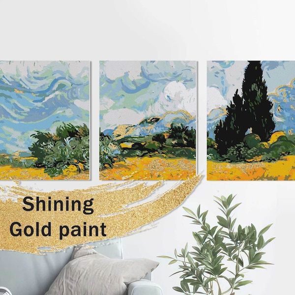 Adult Paint by Number Van Gogh - Etsy
