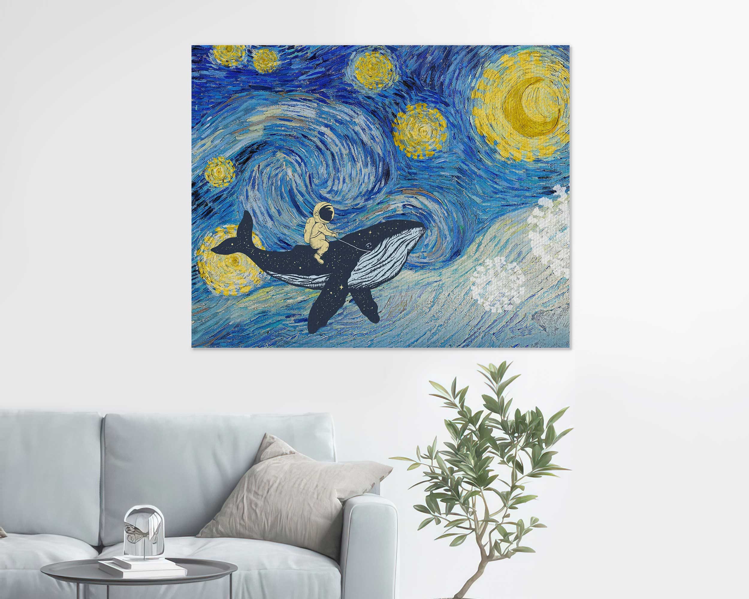 Starry Night Wall Decor Family Gift Wall Pictures Set For Home | Etsy