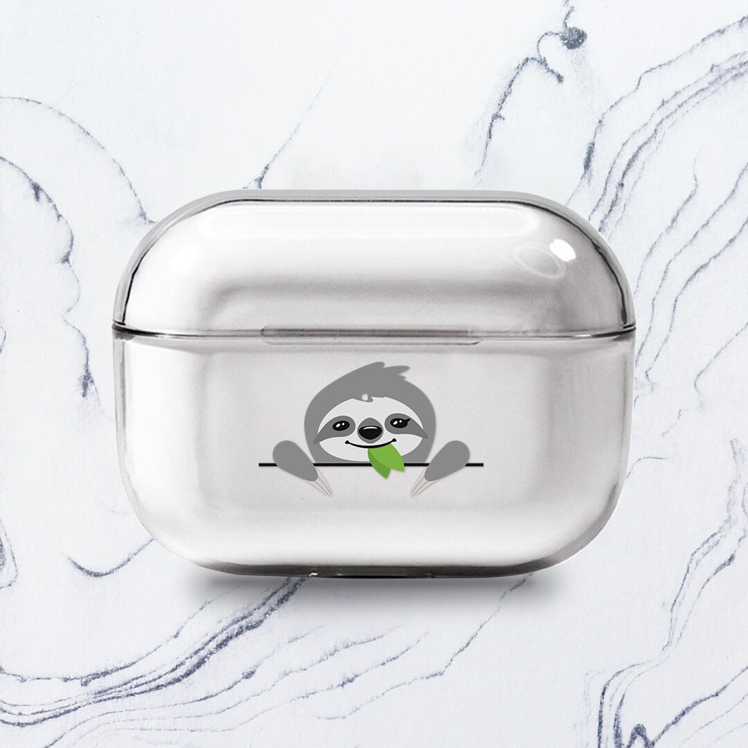 Sloth Airpods 3 Case iPhone Airpods 3rd Gen Clear Plastic Case Cover ...