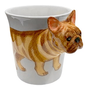 Handmade and Hand Painted Pup Cup Ceramic Pure Breed Dog Mug ...