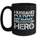 Police Mug Husband Daddy Protector Hero Police Dad Gifts Police Fathers ...