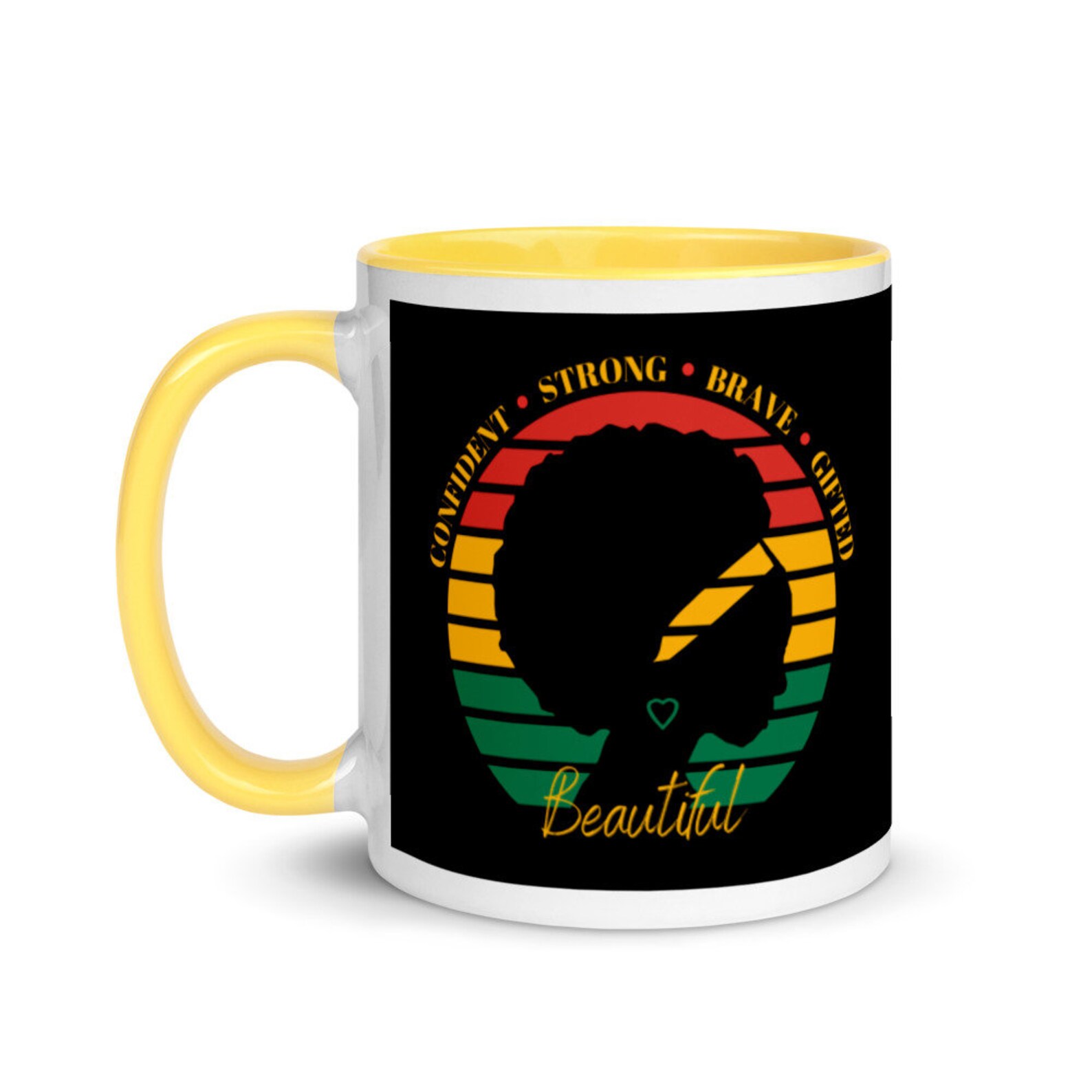Black Woman Mug Melanin Queen Black Pride Mug African American Female ...