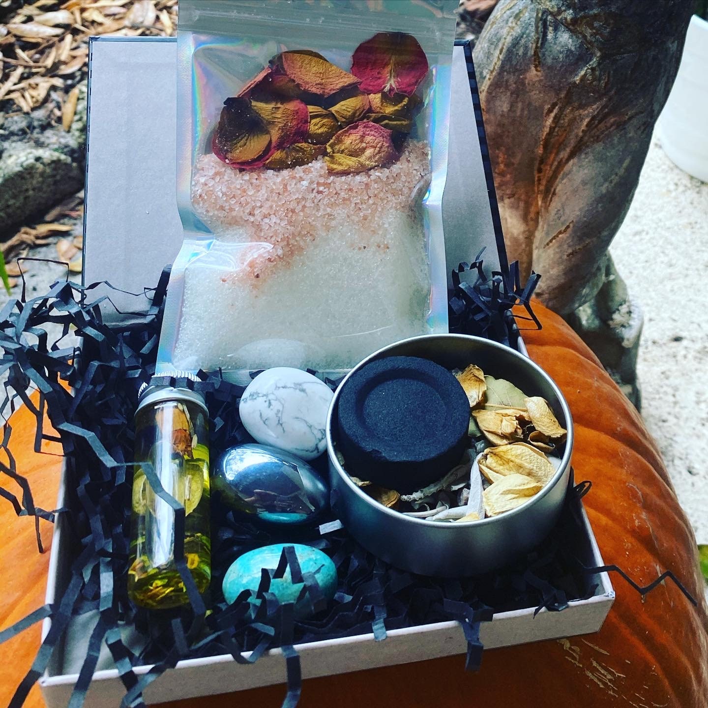 Samhain Ancestor Ritual Kit Oils Tea Lights Crystals Incense | Etsy