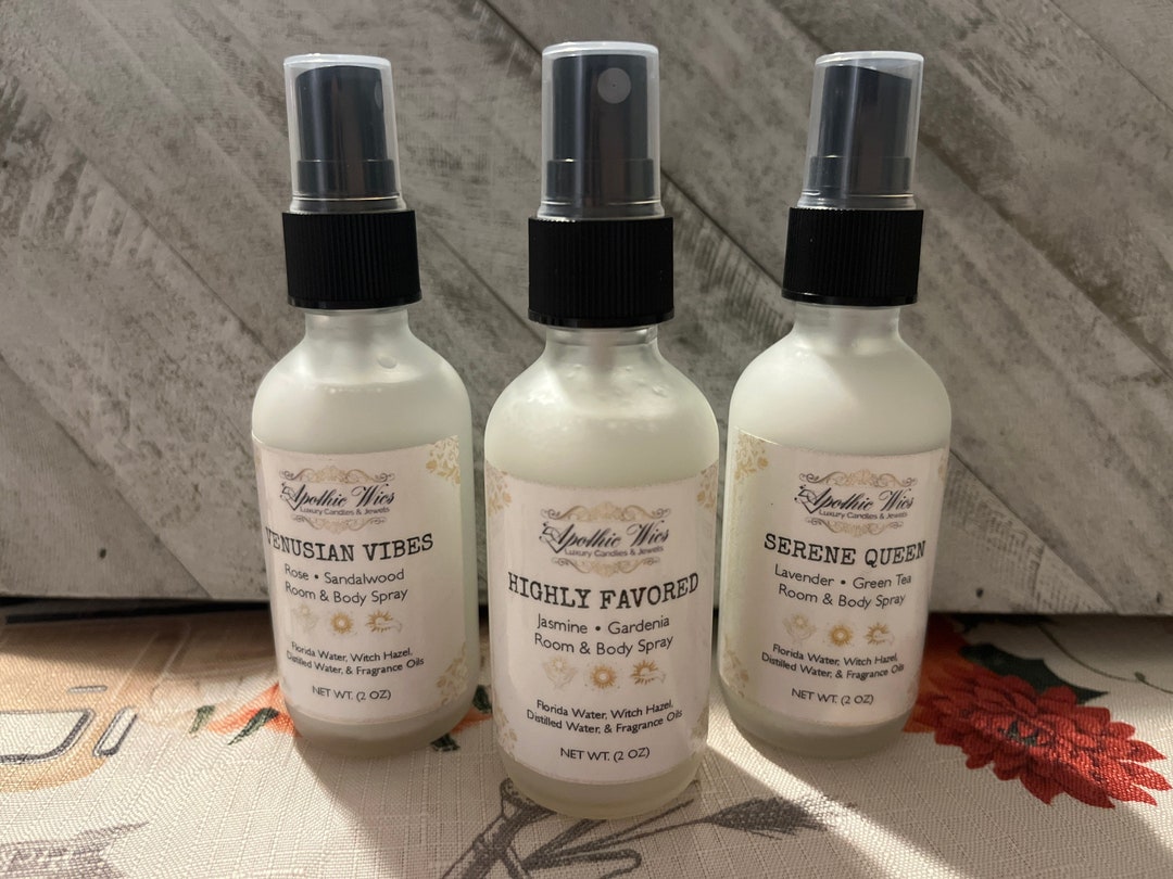 Naturally Fragrant Room & Body Sprays - Etsy