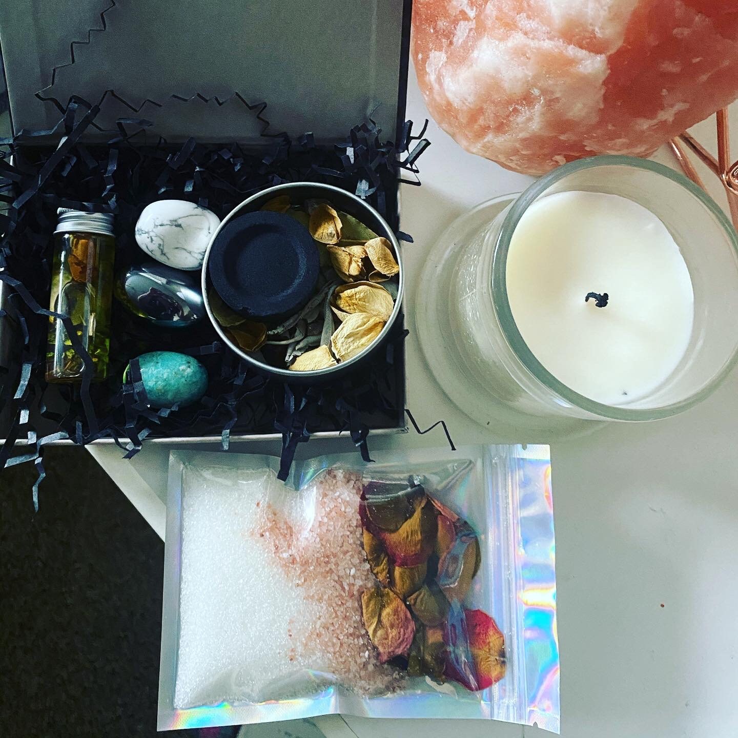 Samhain Ancestor Ritual Kit Oils Tea Lights Crystals Incense | Etsy