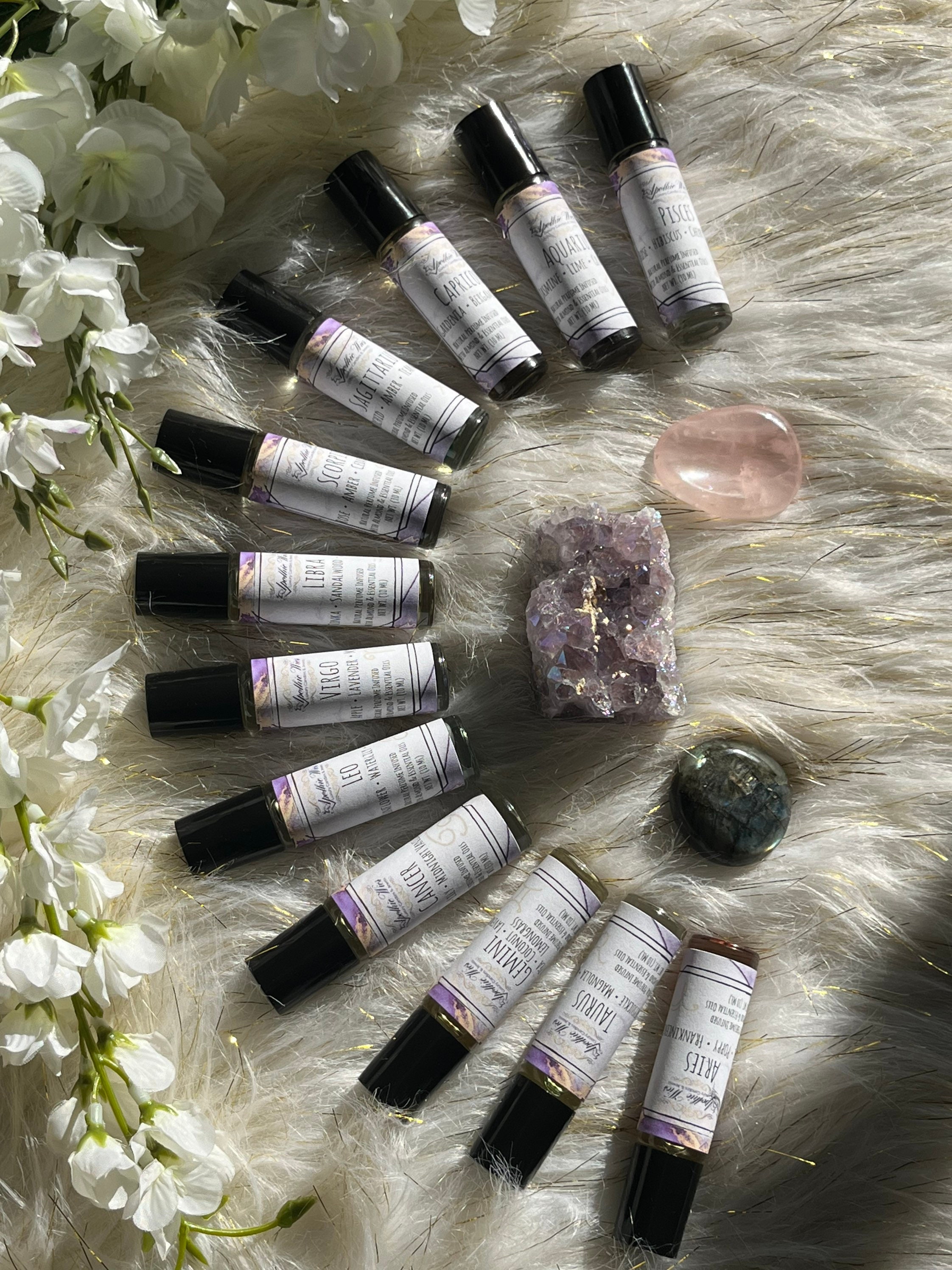 Zodiac Perfume Oil Astrology Lover Star Sign Gift for - Etsy