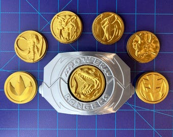 Might Morphin Power Rangers Coins 3D Printed Kit MMPR - Etsy