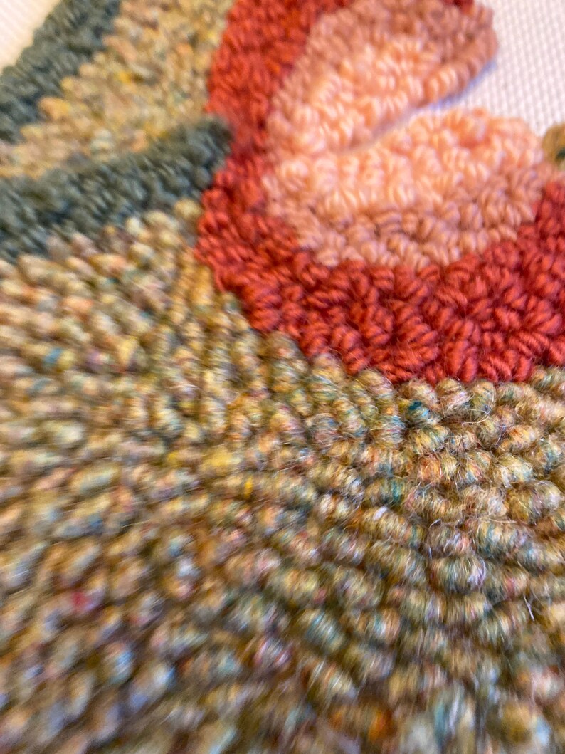 Old Farmhouse Primitives Farmhouse Living Punch Rug Pattern - Etsy UK