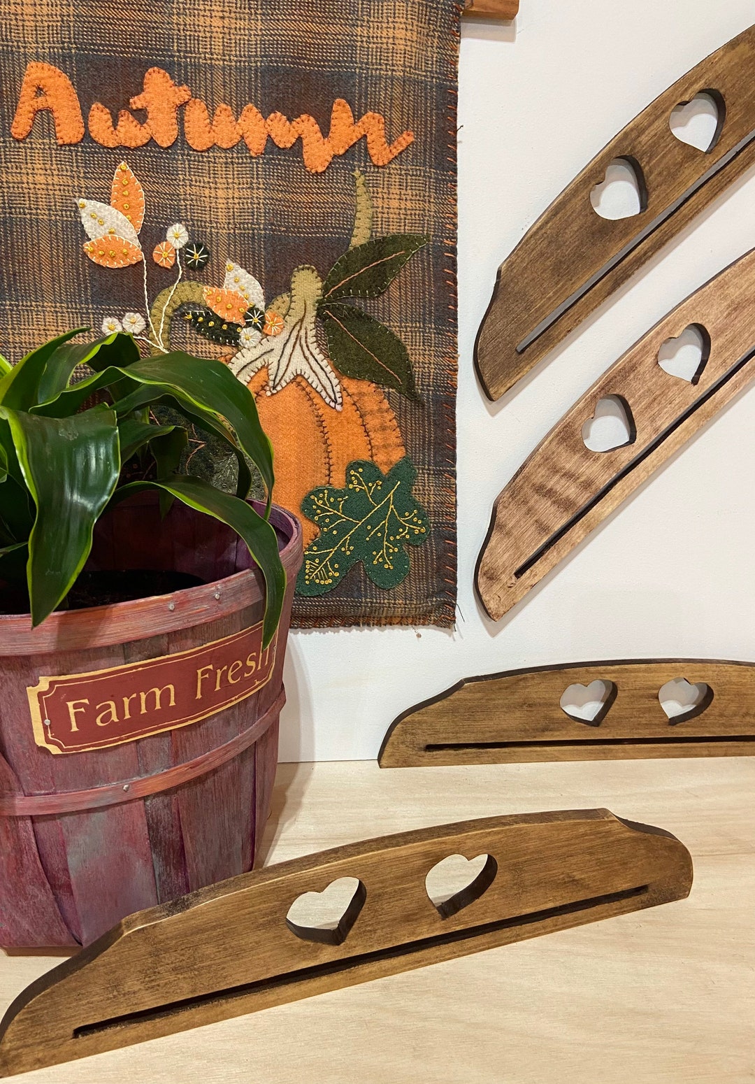 Wooden Primitive Art Hanger, Primitive Farmhouse Living ,handwork ...