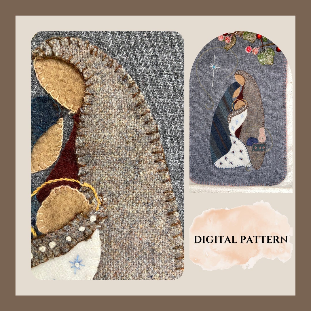 Instant Download Christian Wall Art, Digital Pattern , Create Wool ...