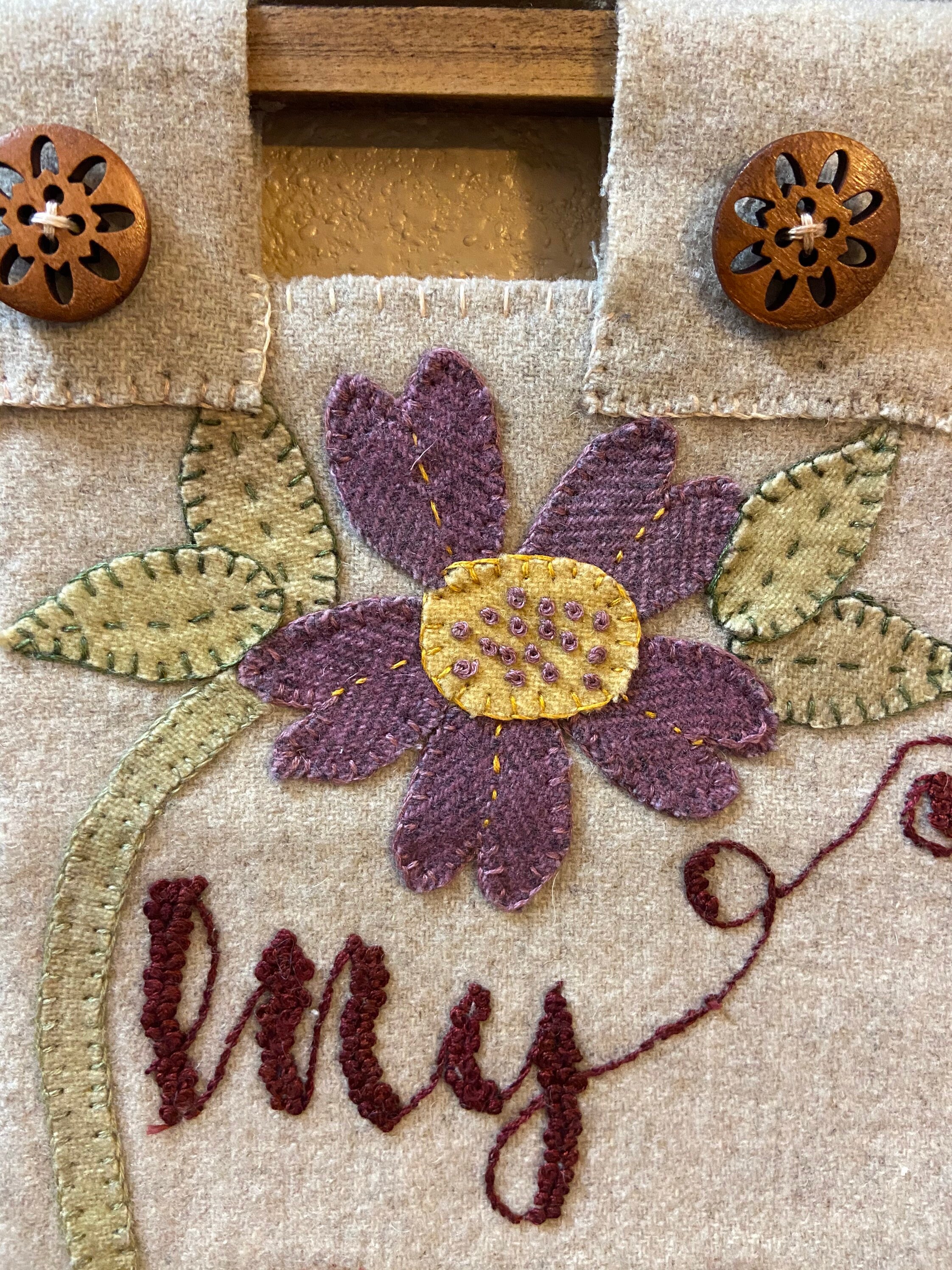 Wool Appliqué Pattern , Wool Applique Inspiration Design, Embroidery ...