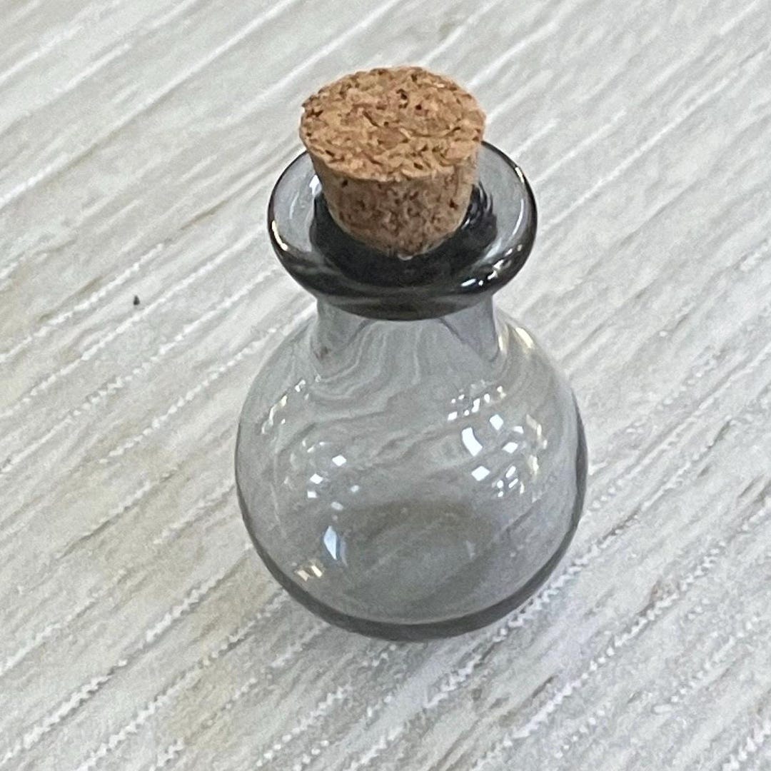 Miniature Dollhouse Vintage Smokey Glass Demijohn Woth Cork 1:12 Scale ...
