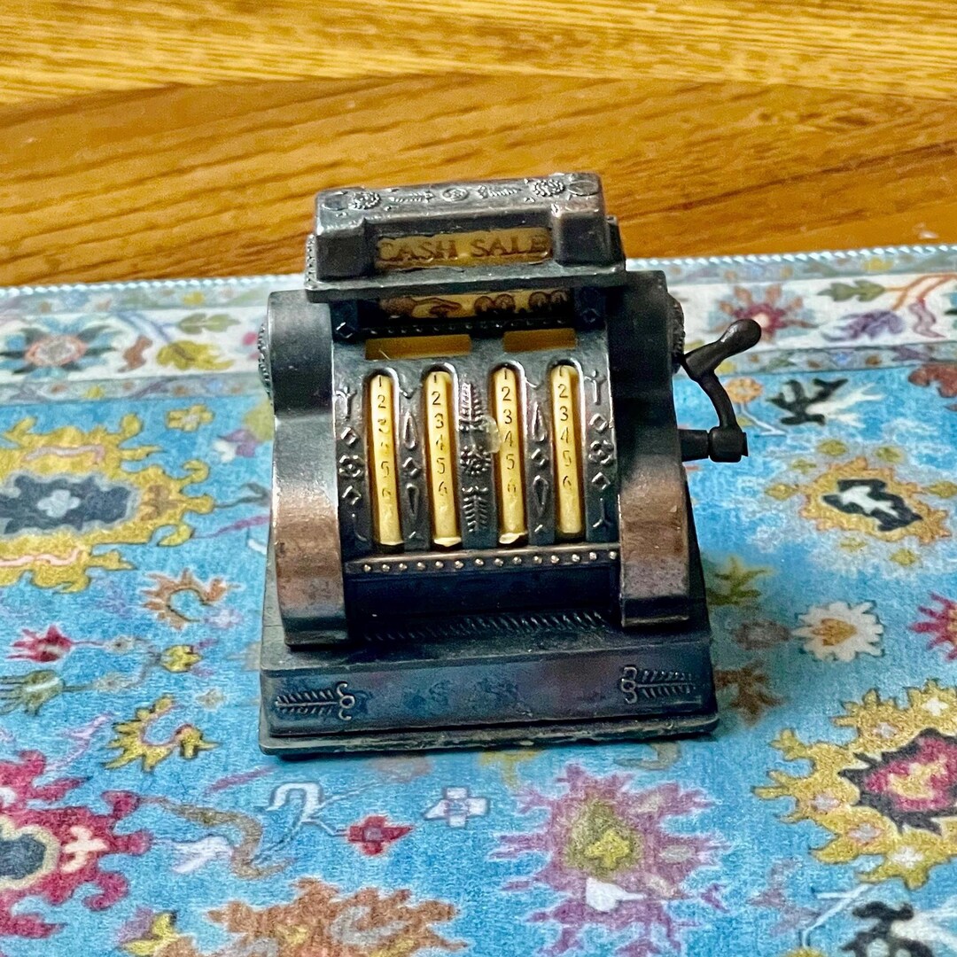 Miniature Dollhouse Vintage Stunning Cash Register 1:12.scale Accessory ...