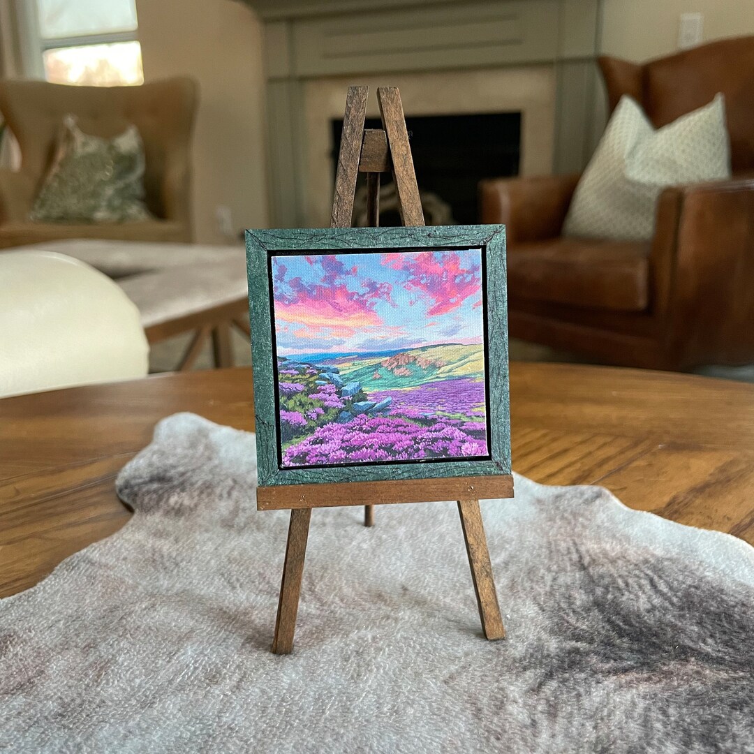 Miniature Dollhouse Landscape Art Print peak District on - Etsy