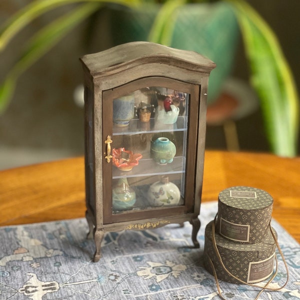 1:12 Miniature Curio Cabinet - Etsy