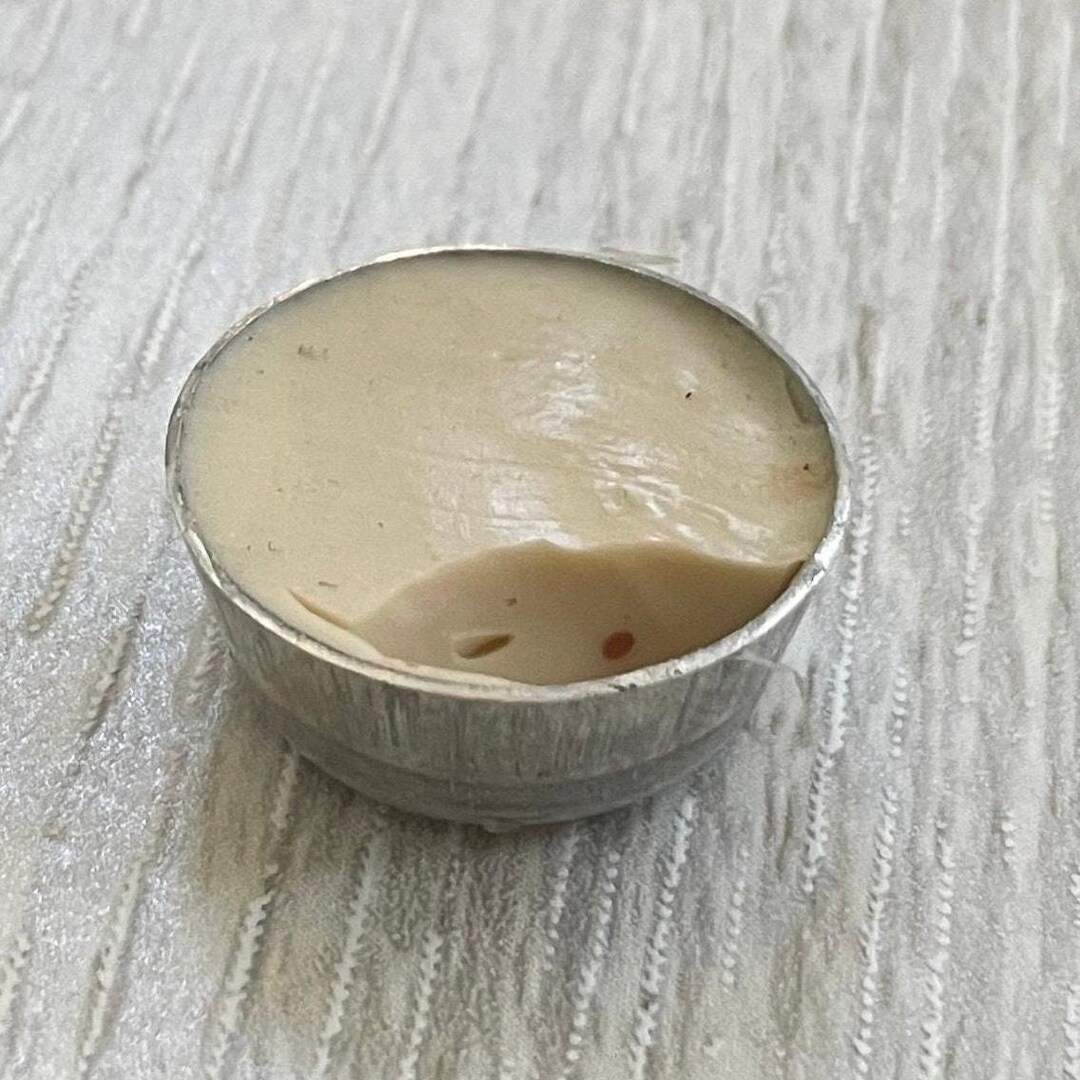 Miniature Dollhouse Vintage Bowl of Lard Drippings 1:12 Scale Accessory ...