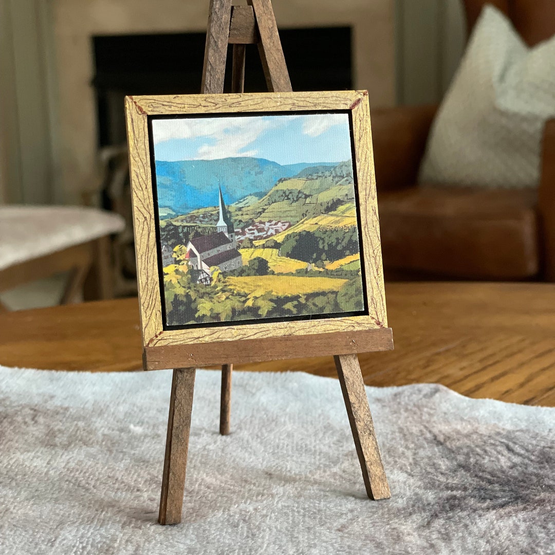 Miniature Dollhouse Landscape Art Print ahr River Valley on - Etsy