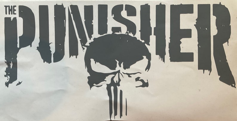 Punisher Decal - Etsy