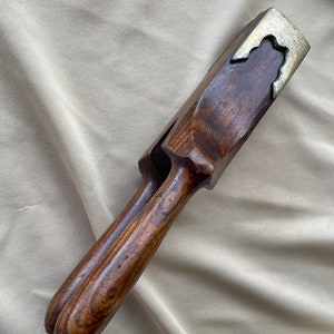 Vintage Brass and Wood Citrus Press - Etsy